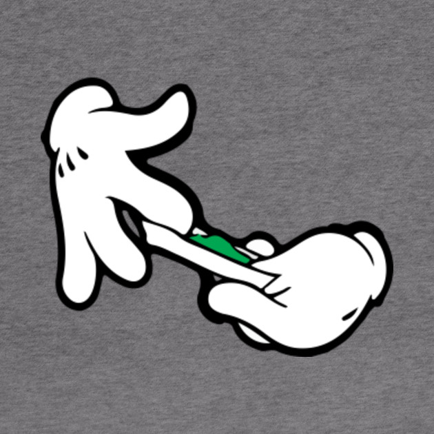 Mickey Mouse Hands Rolling A Joint Mickey Mouse Hoodie Teepublic